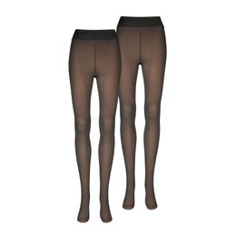 Nur Die Feinstrumpfhose ' Warm & Transparent ' Damen Gr&ouml;&szlig;e L/XL schwarz
