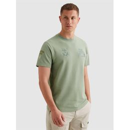 PME-Legend PME Legend Shirt 'T-shirt in jersey with multiple badges' male size M Green