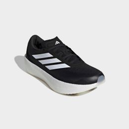 Herren Laufschuh "ZENBOOST BOOST+", adidas Performance, Gr. 42, schwarz-wei&szlig;, Textil, Schuhe