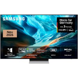 Samsung OLED-Fernseher &raquo;GQ65S90HAE&laquo; 163 cm/65 &prime;&prime; Smart-TV Antireflexion mit Glare Free, OLED HDR+, Gaming mit 165Hz, HDMI 2.1 schwarz Dolby Atmos unterst&uuml;tzt 