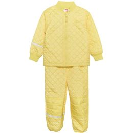 CeLaVi Outdoor Overall "Basic thermal set-solid" in Gelb | Gr.: 104
