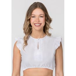 Stockerpoint Dirndlbluse Fiora in weiss | Gr.: 40