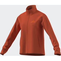 adidas terrex Damen Fleecejacke "W MT ESS FZ FL", orange, Gr. XL, Obermaterial: 100% Polyester, Jacken