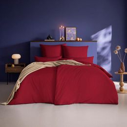Estella Bettw&auml;sche &raquo;Valetta&laquo; 2 Gefertigt aus mercerisierter Baumwolle. Satin, Obermaterial: 100% Baumwolle B/L: 155cm x 220cm, 1 Stk., 1 Stk., Satin, B/L: 