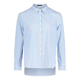 Betty Barclay Damen Hemdbluse "Damen mit Kragen", blau, Gr. 42, Obermaterial: 78% Baumwolle, 19% Polyamid, 3% Elasthan, Blusen