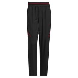 ADIDAS PERFORMANCE Workout Pants 'Crazy Lite' male size L Red / Black