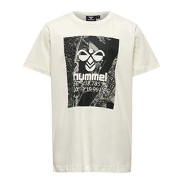 Hummel T-Shirt Jungen Gr&ouml;&szlig;e 128 schwarz / naturwei&szlig;