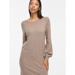 Vila Damen Strickkleid &raquo;VIRIL L/S VOLUME SLEEVE KNIT DRESS-NOOS&laquo; Materialmix, normal geschnitten L, N-Gr