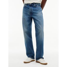 Tommy Hilfiger Herren Straight-Jeans &raquo;RIVER RELAXED CHARLIE BLUE&laquo; aus Baumwoll-Denim, Relaxed Fit 40, L&auml;nge 34