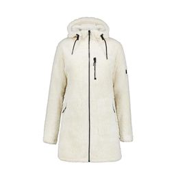 Icepeak Damen Fleecejacke &raquo;Icepeak CHELLES&laquo; mit verstellbarer Kapuze, schnell trocknend, aus Polyester wei&szlig; L