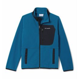 Columbia Damen Fleecejacke &raquo;Fast Trek V Full Zip&laquo; mit durchgehendem Rei&szlig;verschluss, atmungsaktiv, wasserabweisend blau XS (116/122)