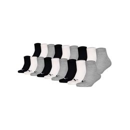 Puma Socken 18er Pack in Schwarz/Wei&szlig;/Grau | Gr.: 31-34