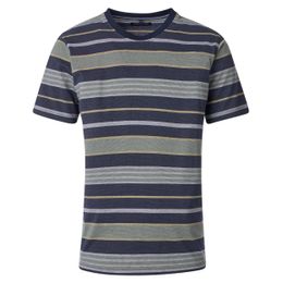 Casamoda Herren T-Shirt "Casamoda T-Shirt gestreift", gr&uuml;n, Gr. XXL, 100% Baumwolle, Shirts