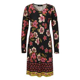 Aniston SELECTED Minikleid in schwarz-rot-olivgr&uuml;n-beige-lila-pink | Gr.: 36
