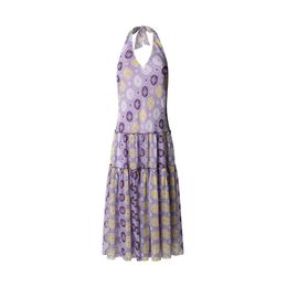 Pepe Jeans Kleid 'Loney' Damen Gr&ouml;&szlig;e 40 senf / violettblau / helllila / dunkellila Sommerkleid