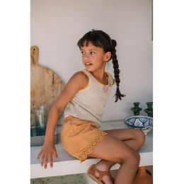 Like Flo Shorts "Fanny" in Hellbraun - 57% | Gr&ouml;&szlig;e 104 | Kinderhosen