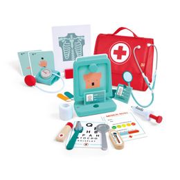 HAPE Spielzeug-Arztkoffer &raquo;Doktor-Set&laquo; rot Filz, Holz, Kunststoff Einheitsgr&ouml;&szlig;e