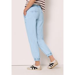 Damen Loose-fit-Jeanslight ultrableach wash, Gr. 30, STREET ONE STUDIO, unifarben, Stoff, 60% Lyocell, 40% Baumwolle, Jeans, im Loose Fit