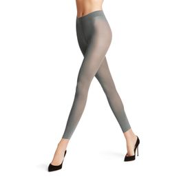 Falke Damen Feinstrumpfleggings "Pure Matt", grau, Gr. ML, Obermaterial: 92% Polyamid PA. 8% Elasthan EL., Strumpfhosen