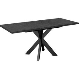 M&auml;usbacher Esstisch &raquo;Big System&laquo; Metallgestell in Stern Form, ausziehbar B/H/T: 140cm x 73cm x 90cm, Stern-Form