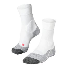 Falke Herren Laufsocken "RU3 Comfort", Gr. 44, wei&szlig;, Materialmix, Socken, f&uuml;r komfortabel ged&auml;mpfte L&auml;ufe, schnelltrocknend, atmungsaktiv