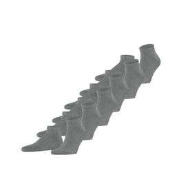 Falke Herren Sneakersocken "Happy 6-Pack", Gr. 47, grau, Obermaterial: 85% Baumwolle CO. 13% Polyamid PA. 2% Elasthan EL., Socken