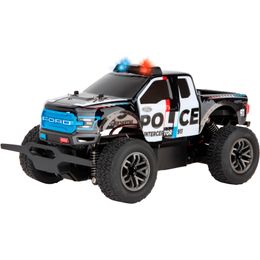 Carrera Kinder RC-Monstertruck "Carrera RC - Ford F-150 Raptor Police, 2,4GHz", bunt, Fernlenkfahrzeuge, mit LED-Licht