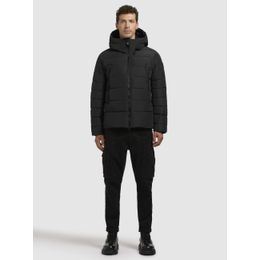 Khujo Herren Steppjacke "WOU", schwarz, Gr. XXL, unifarben, 100% Polyester, Jacken