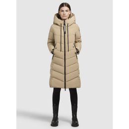 Khujo Damen Steppmantel "MIKIA2", beige, Gr. XL, unifarben, 100% Polyester, M&auml;ntel
