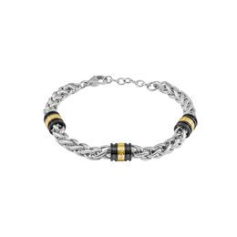 Police Herren Armband "Solaris", 22cm, Edelstahl, silber, Edelstahl, Armb&auml;nder