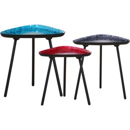 Beistelltisch GUTMANN FACTORY, B:48cm H:50cm T:48cm, bunt, Wohnzimmer, Tische, "Coffee, Couchtisch 3-er Set", Wohnzimmertische, individuell oder als