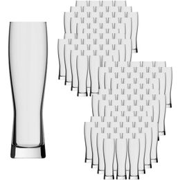 Rastal Bierglas "Weizenbiergl&auml;ser Monaco Slim 0,5 l 120er Set transparent", &Oslash; 7,4cm x 25cm, 500ml, 120, bunt, Trinkgef&auml;&szlig;e, Sp&uuml;lmaschinenfest
