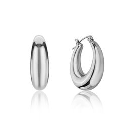 ISABELLA FORD Damen Ohrring-Set "FE011S", 18mm, Edelstahl, silber, Edelstahl, Ohrringe