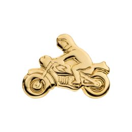 Jobo Damen Single-Ohrstecker "Einzel-Ohrring Motorrad", Gelbgold 333, gold, Gelbgold 333, Ohrringe, 8 Karat 333 Gold