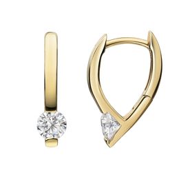 Celesta Damen Paar Creolen, one-size, Gold, gold, Gold, Ohrringe