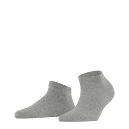 Falke Damen Sneakersocken "Family", Gr. 35, grau, Obermaterial: 92% Baumwolle CO. 7% Polyamid PA. 1% Elasthan EL., glatt, Socken