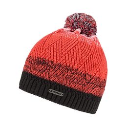 Ziener Damen Strickm&uuml;tze "IXIA-Z DAMEN", rot, Materialmix, M&uuml;tzen, warm, mit weichem Fleecefutter