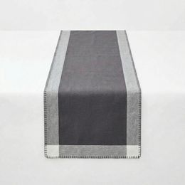 Tischl&auml;ufer OTTO HOME, B:45cm L:150cm, grau, Baumwolle, Tischdecken, "Tischl&auml;ufer graut&ouml;ne 45x150cm"