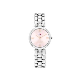 Tommy Hilfiger Damen Quarzuhr "ANNIE", rosa, Armbanduhren, Armbanduhr, Damenuhr, Edelstahlarmband, analog