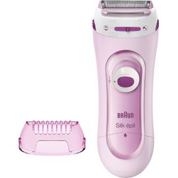 Braun Elektrok&ouml;rperrasierer "LS5100", pink, B:9,5cm H:17cm T:5,5cm, Elektrorasierer, Silk&middot;&eacute;pil Damenrasierer, einfache & sanfte Rasur, +1 Extra, Rosa