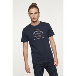 Blend Herren T-Shirt "BHKORNELI LOGO S/S TEE"salute, Gr. M, bedruckt, Single Jersey, Obermaterial: 100% Baumwolle, Shirts, mit Baumwolle und Single