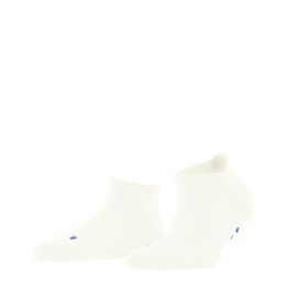 Falke Damen Sneakersocken "Keep Warm", Gr. 35, wei&szlig;, Obermaterial: 62% Schurwolle WV. 35% Polyamid PA. 3% Elasthan EL., glatt, Socken