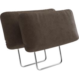 Sit & More Sofa-Kopfst&uuml;tze SIT & MORE, B:50cm H:25cm T:10cmmocca, Holzwerkstoff, Kopfst&uuml;tzen, "Pamela, B: 50 cm, 2 St&uuml;ck", verschiedene Farben und Stoffe