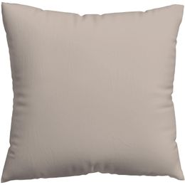 Kissenbezug Schlafgut, B:40cm L:40cm, beige, Mako-Satin, Obermaterial: 100% Baumwolle, Kissenbez&uuml;ge, "Premium Kissenbezug Woven Satin (1 St)",
