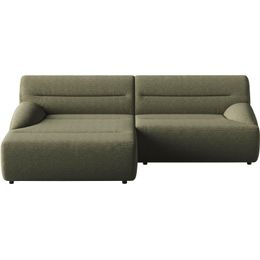 Sit & More Ecksofa SIT & MORE, B:260cm H:80cm T:162cm, gr&uuml;n, 100% Polyester, Wohnzimmer, Sofas, "Scrabble", Modernes Design in verschiedenen Stoffarten