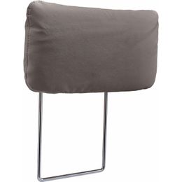 Sit & More Sofa-Kopfst&uuml;tze SIT & MORE, B:50cm H:25cm T:12cm, grau, Holzwerkstoff, Kopfst&uuml;tzen, "Pablo"