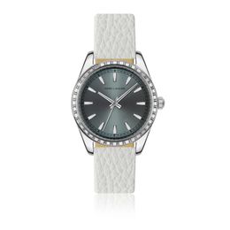 MARC LAUDER Damen Quarzuhr "MD9-S168S", wei&szlig;, Armbanduhren