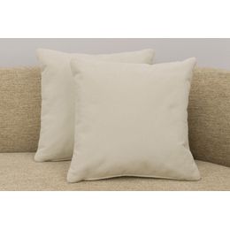 Dekokissen OTTO HOME, B:40cm H:40cm, beige, Polyester, Kinderzimmer, Dekokissen_Sitzkissen_Kissenh&uuml;llen, "Langelland", Dekokissen mit F&uuml;llung,