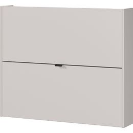 Schuhschrank Germania, B:100cm H:83cm T:18cm, beige, Holzwerkstoff, Flur, Schr&auml;nke, "Ameca", f&uuml;r schmale Flure, Tiefe: 18cm, Soft-close, Breite: 100