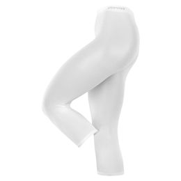 Esprit Damen Feinstrumpfhose "Cotton Capri", Gr. 36wei&szlig;, Obermaterial: 58% Baumwolle, 37% Polyamid, 5% Elasthan, unifarben, Strumpfhosen, elegant,